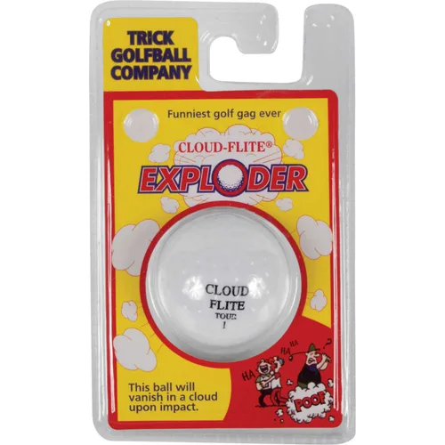 EXPLODING GOLF BALL CLAM SHELL — Loftus Balloons & More